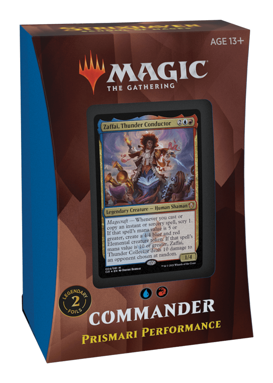 Magic: The Gathering — Commander 2021: Strixhaven Commander — Prismari ...