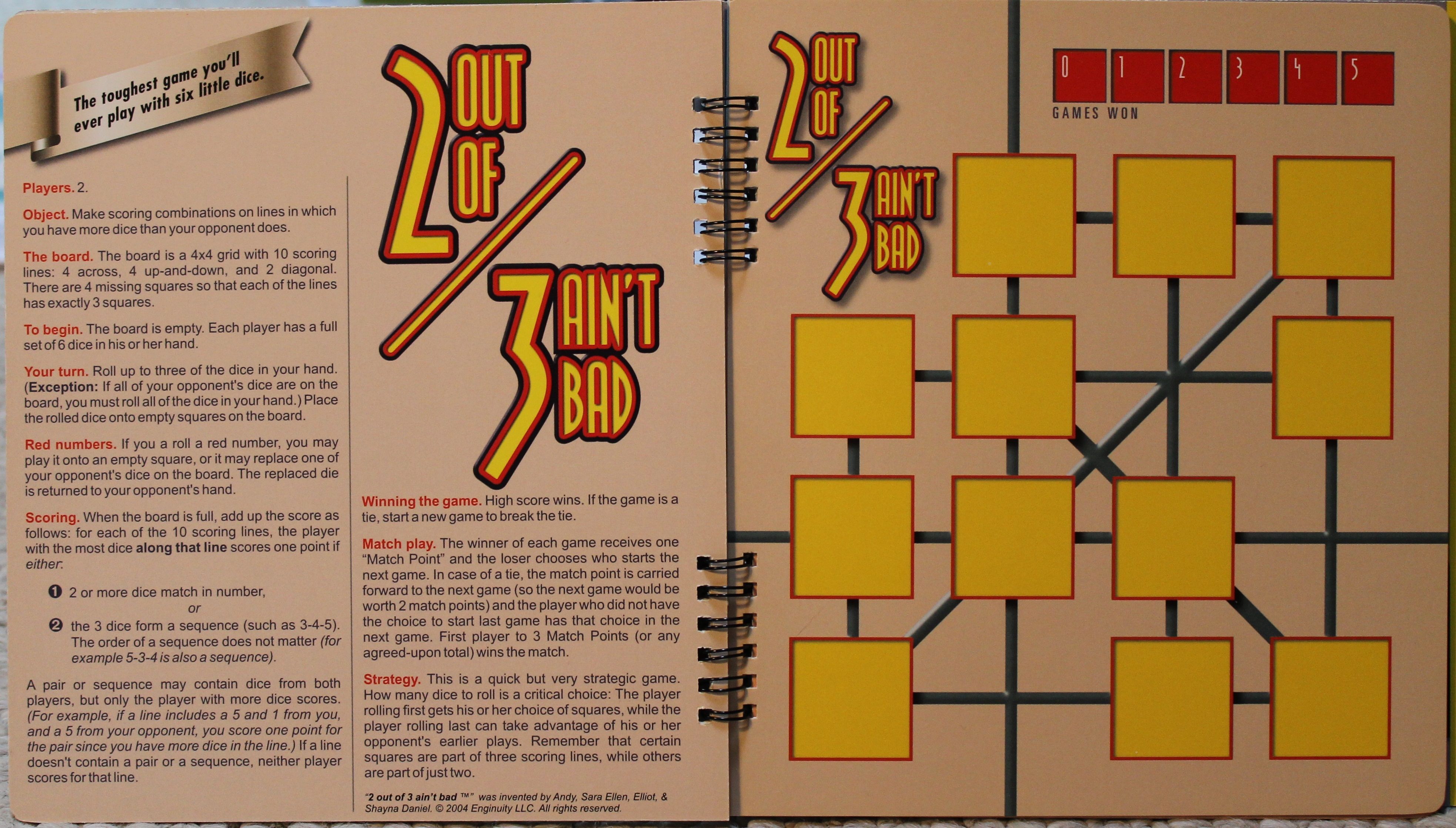 2 out of 3 ain't bad | Compare Prices Canada | Board Game Oracle