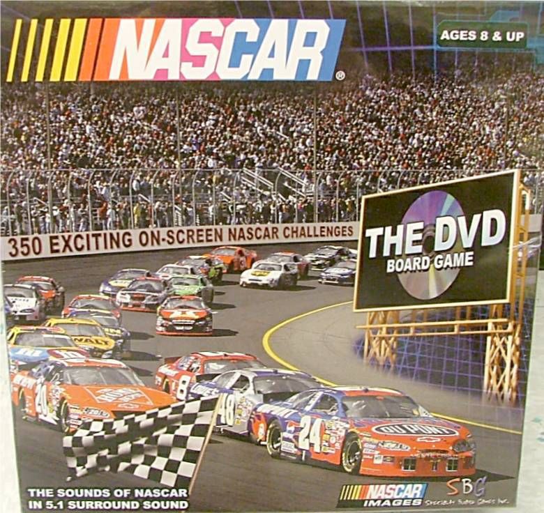 NASCAR The DVD Board Game | Compare Prices Canada | Board Game Oracle