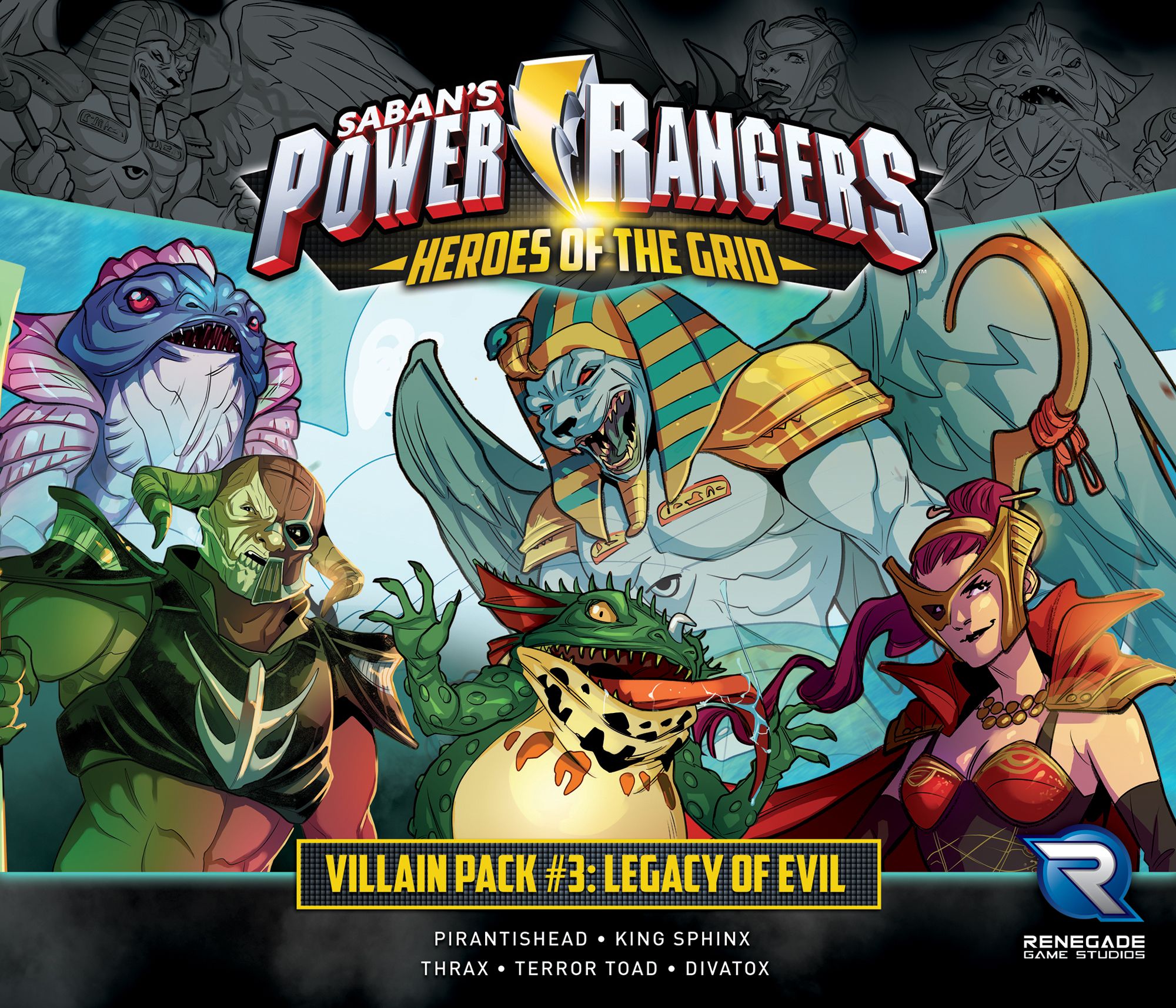 Power Rangers: Heroes of the Grid – Villain Pack #3: Legacy of Evil ...
