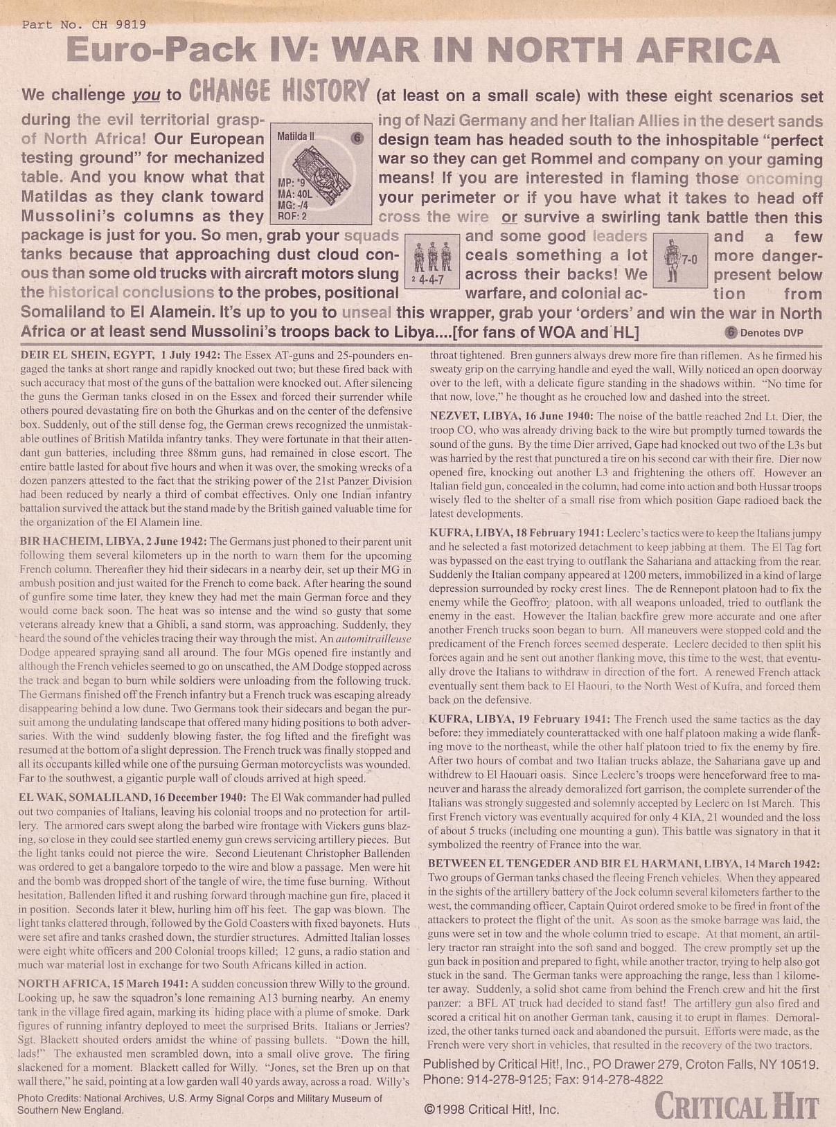 Euro Pack IV: War in North Africa | Compare Prices Australia | Board ...