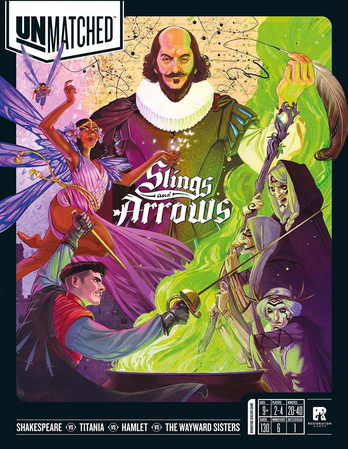 Unmatched: Slings & Arrows | Compare Prices Australia | Board Game Oracle