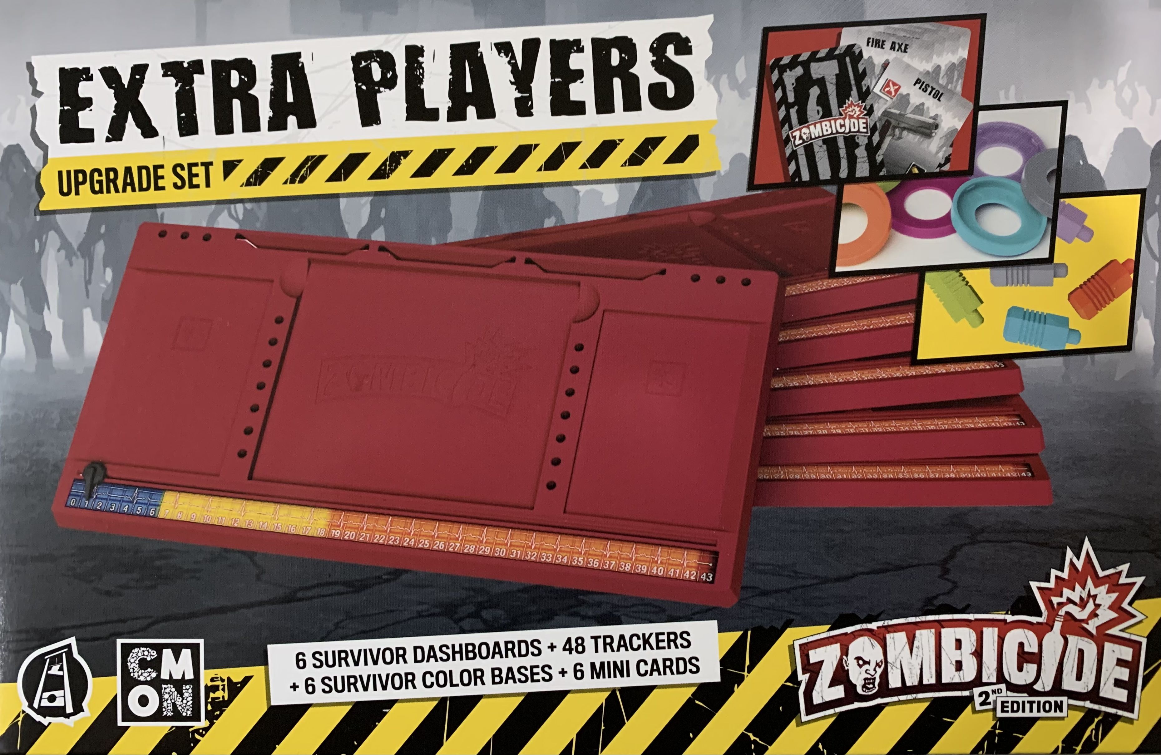 Zombicide (2nd Edition): Extra Players Upgrade Pack | Compare Board ...