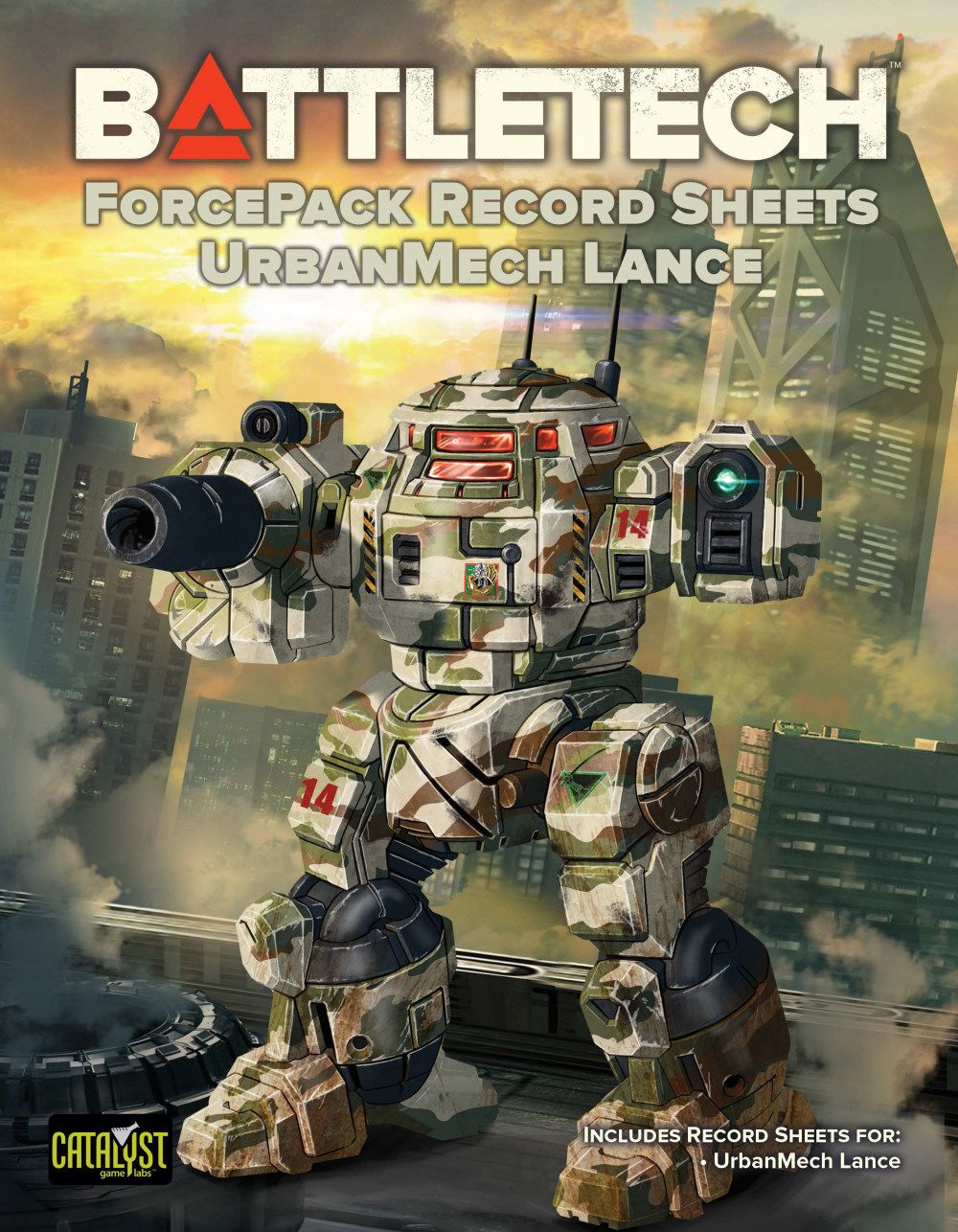 Battletech: Force Packs Record Sheets – Urbanmech Lance | Compare Board ...
