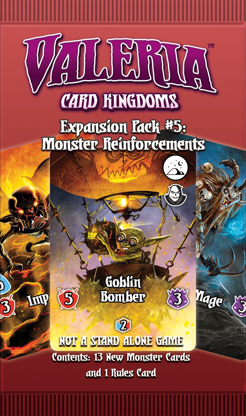 Valeria: Card Kingdoms – Expansion Pack #05: Monster Reinforcements ...