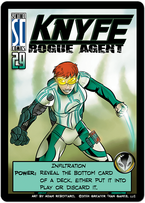 Sentinels of the Multiverse: KNYFE Rogue Agent Promo Card | Compare ...