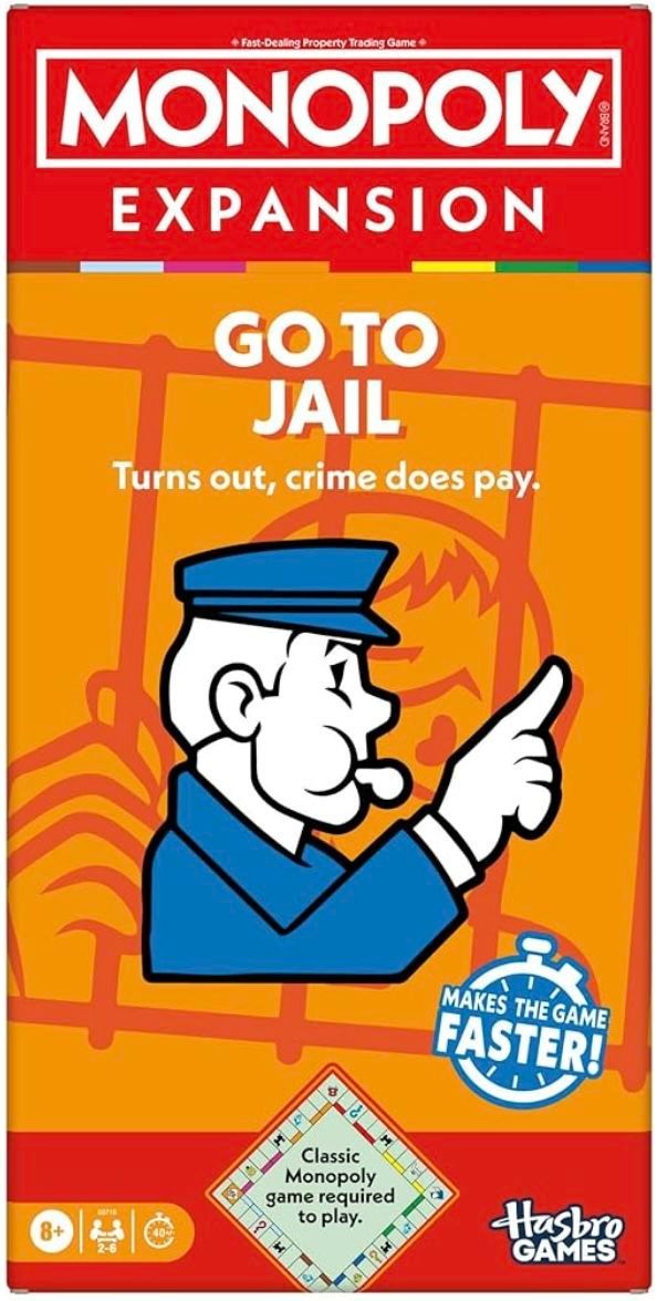 Monopoly: Go to Jail | Compare Board Game Prices | Board Game Oracle