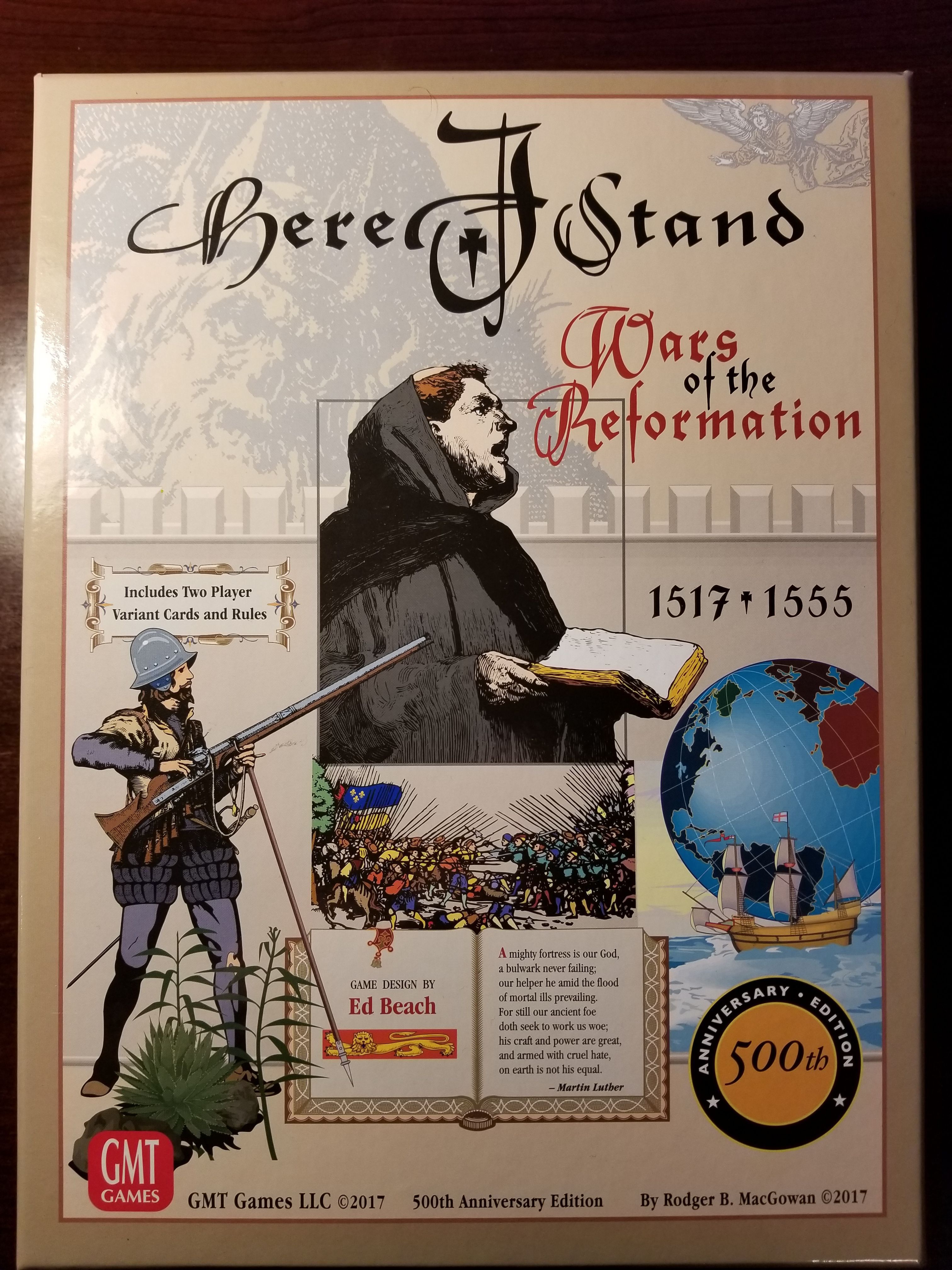 Here I Stand (500th Anniversary Reprint Edition) | Compare Board Game ...