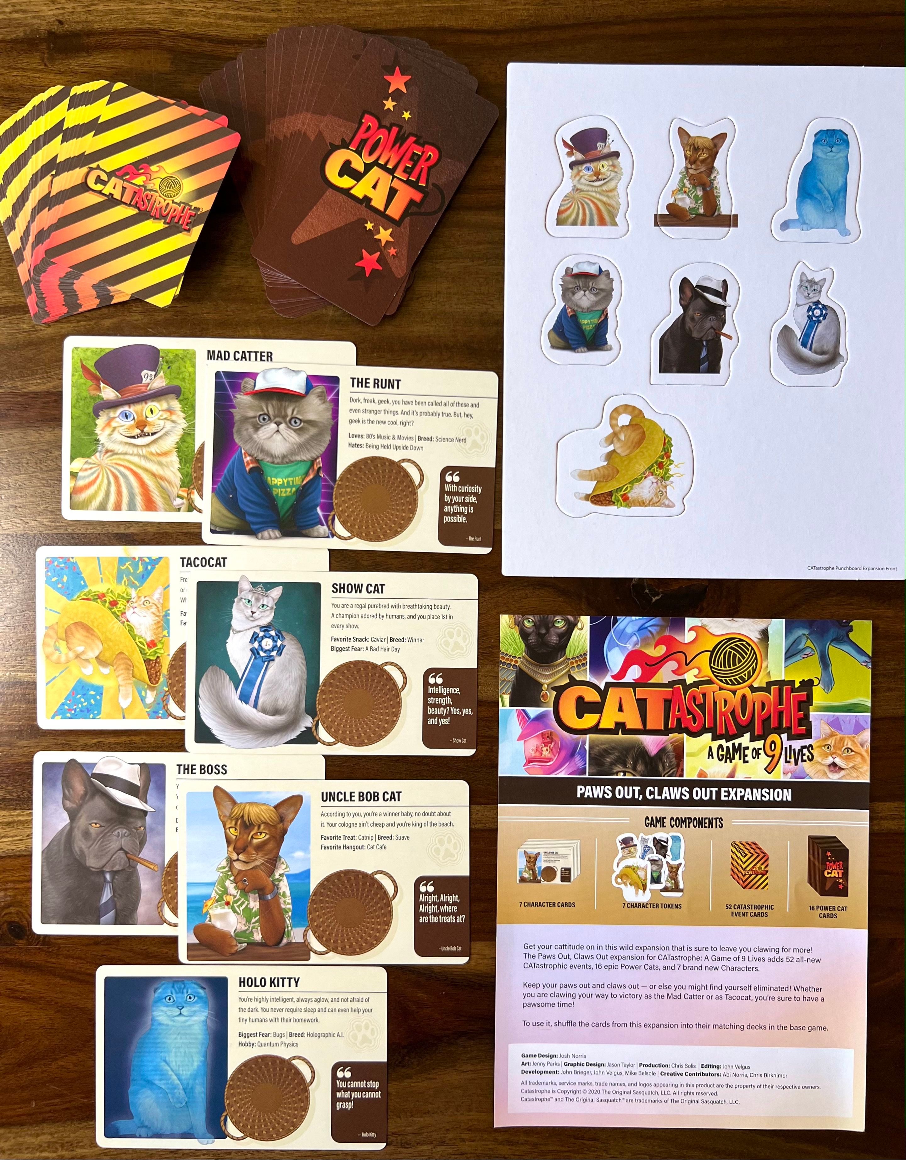 CATastrophe: A Game of 9 Lives – Paws Out, Claws Out Expansion ...