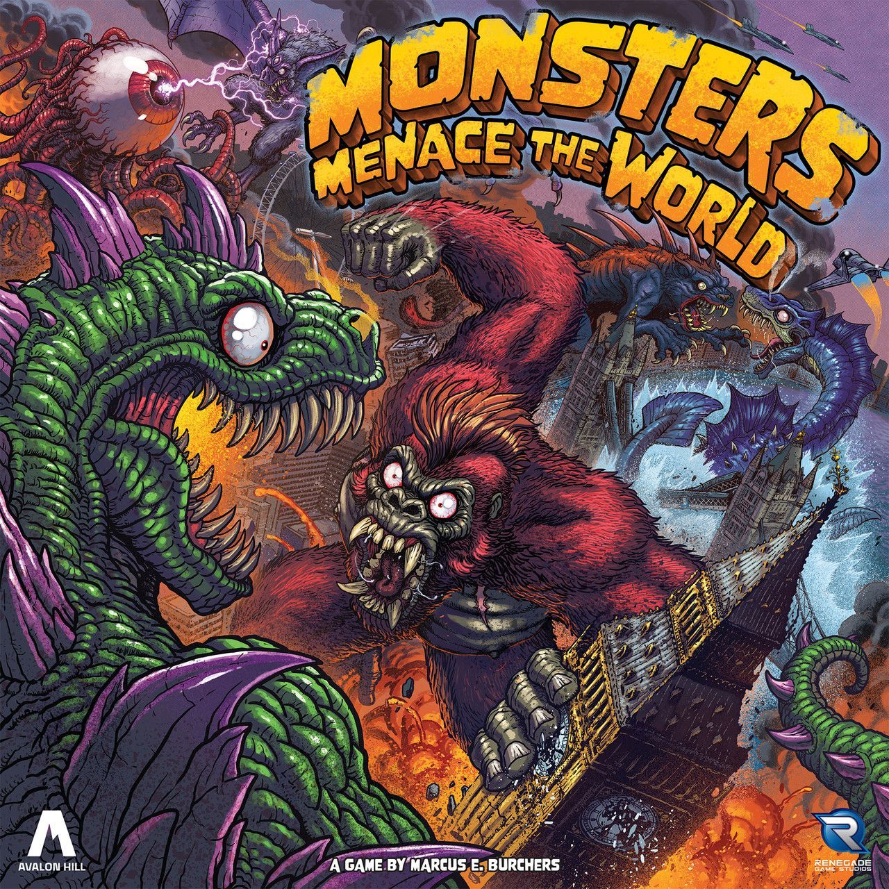 Monsters Menace the World | Compare Prices Canada | Board Game Oracle