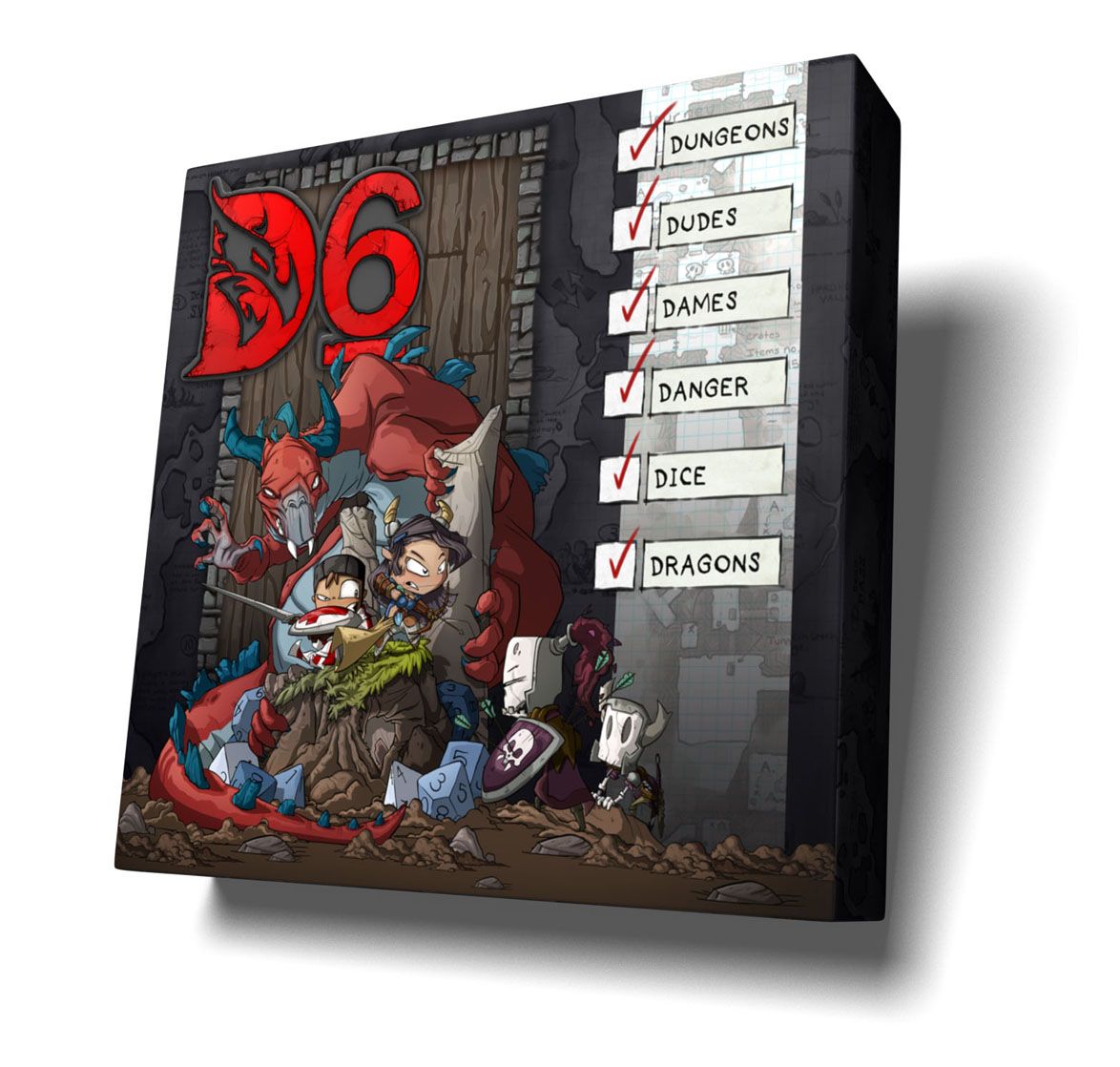 D6: Dungeons, Dudes, Dames, Danger, Dice and Dragons! | Compare Prices ...