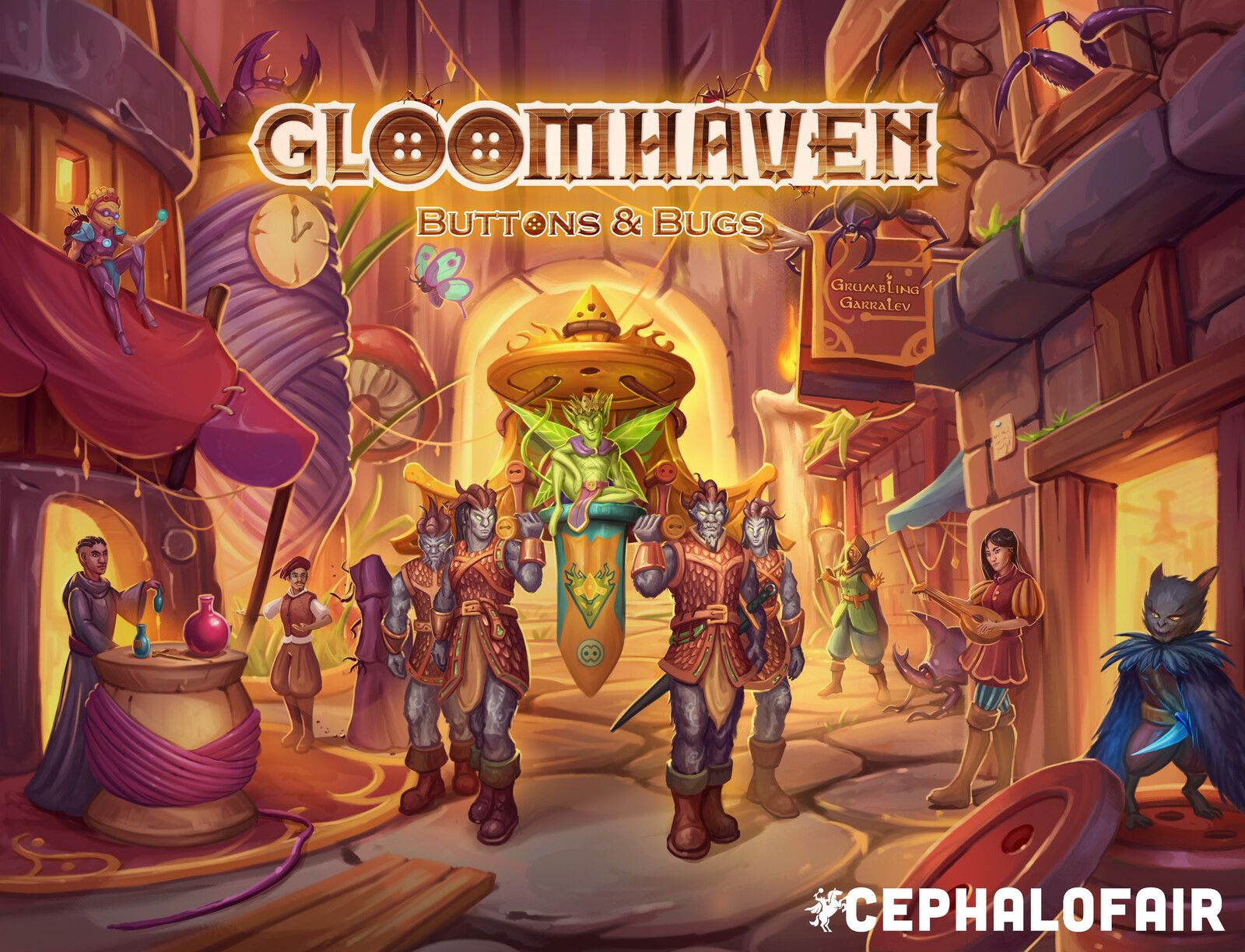 Gloomhaven: Buttons & Bugs | Compare Board Game Prices | Board Game Oracle