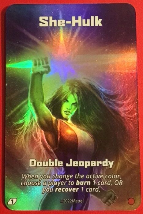 UNO Ultimate: She-Hulk – Double Jeopardy Super Rare Foil Chase Card ...