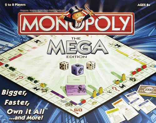 Monopoly: The Mega Edition | Compare Board Game Prices | Board Game Oracle