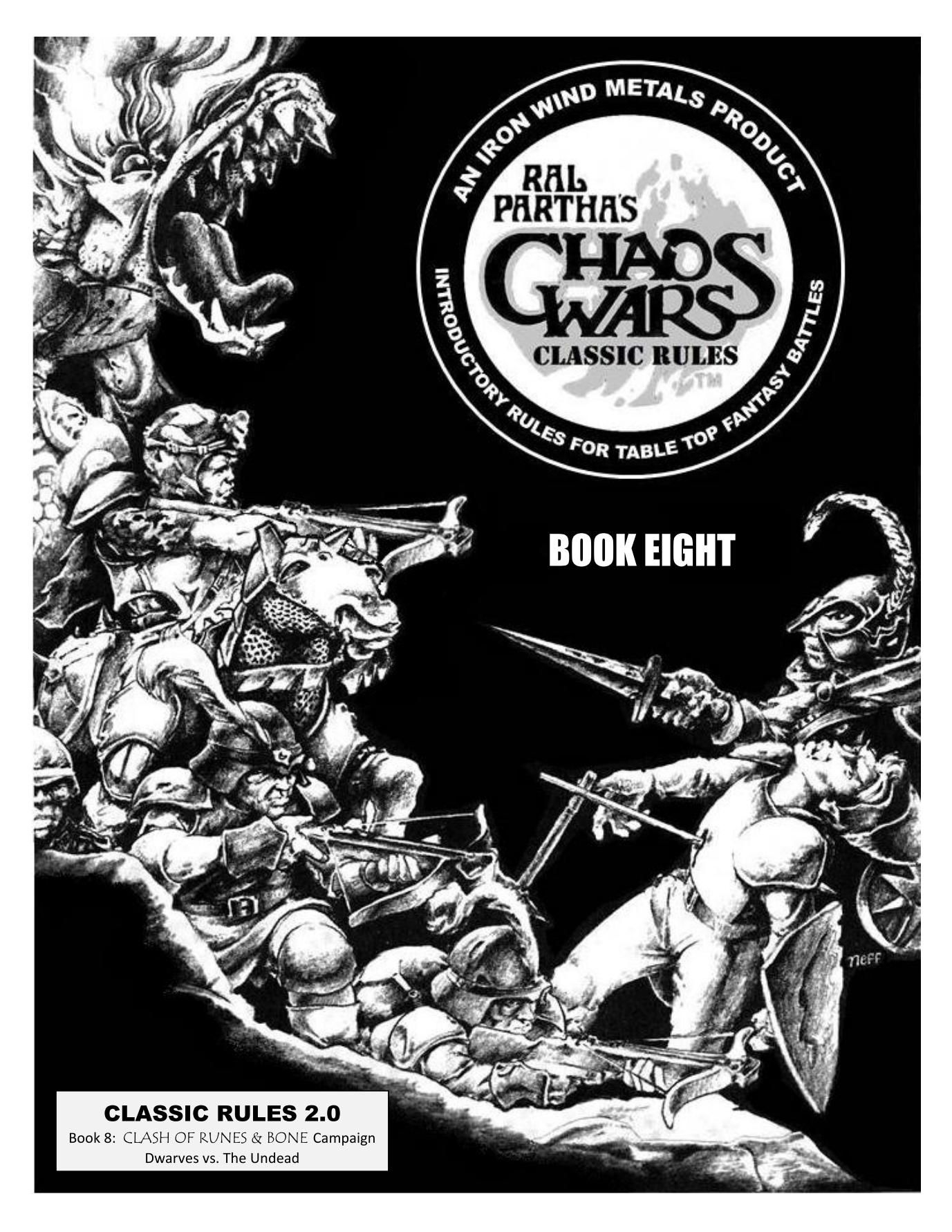 Ral Partha's Chaos Wars: Classic Rules – Book Eight: Clash of Runes ...
