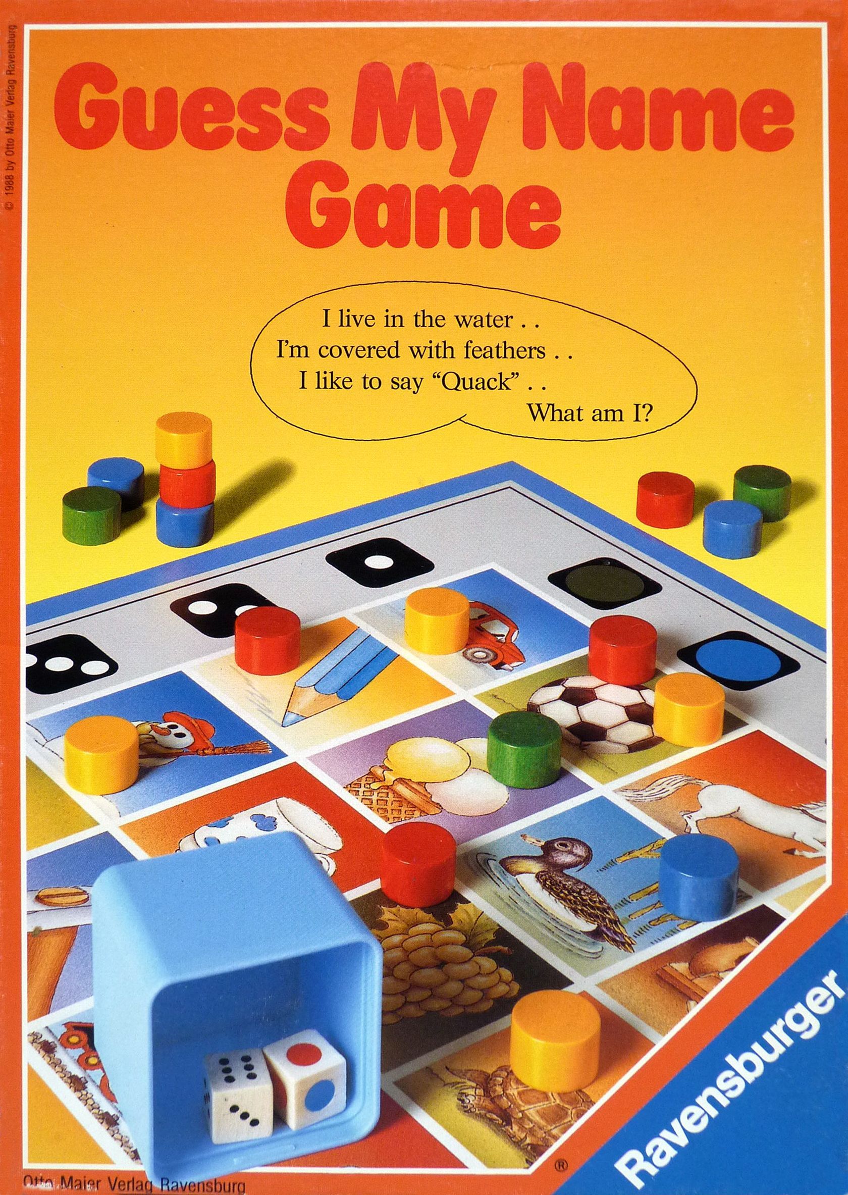 Guess My Name Game | Compare Board Game Prices | Board Game Oracle