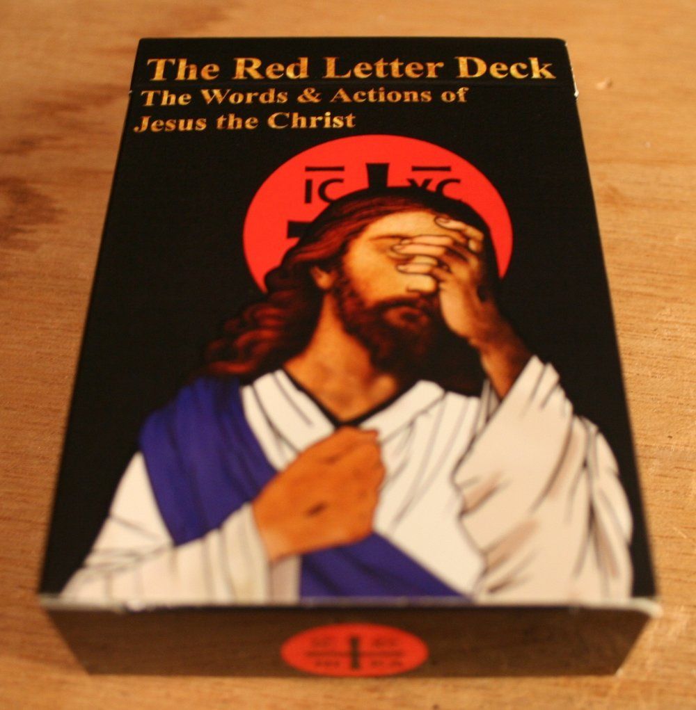 A Game for Good Christians: The Red Letter Deck – The Words and Actions ...